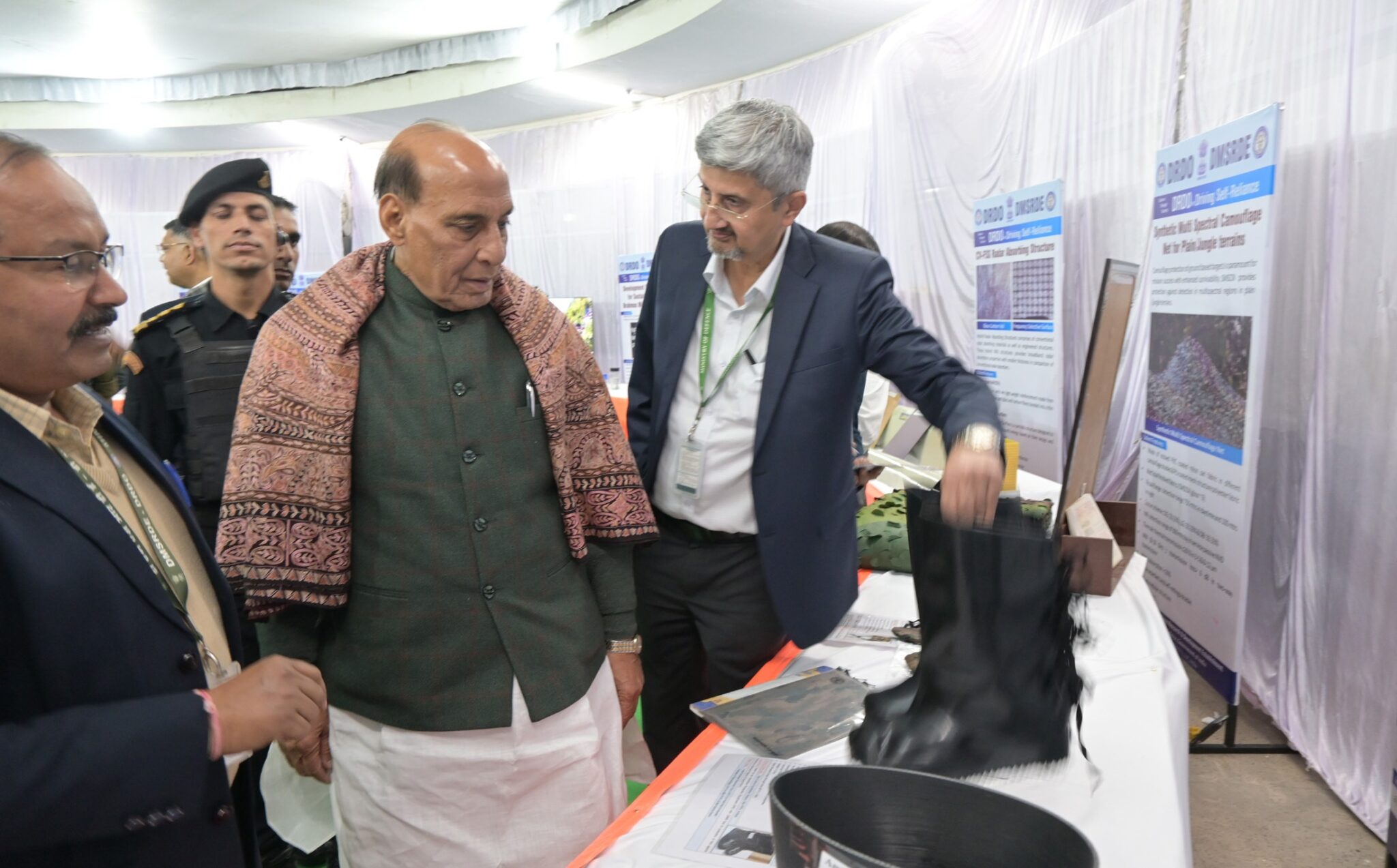 Raksha Mantri visits Defence Materials and Stores Research ...